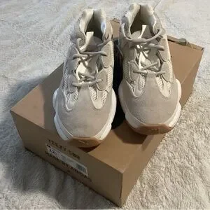 Yeezy | Shoes | Yeezy Sneakers In Cream And White | Poshmark